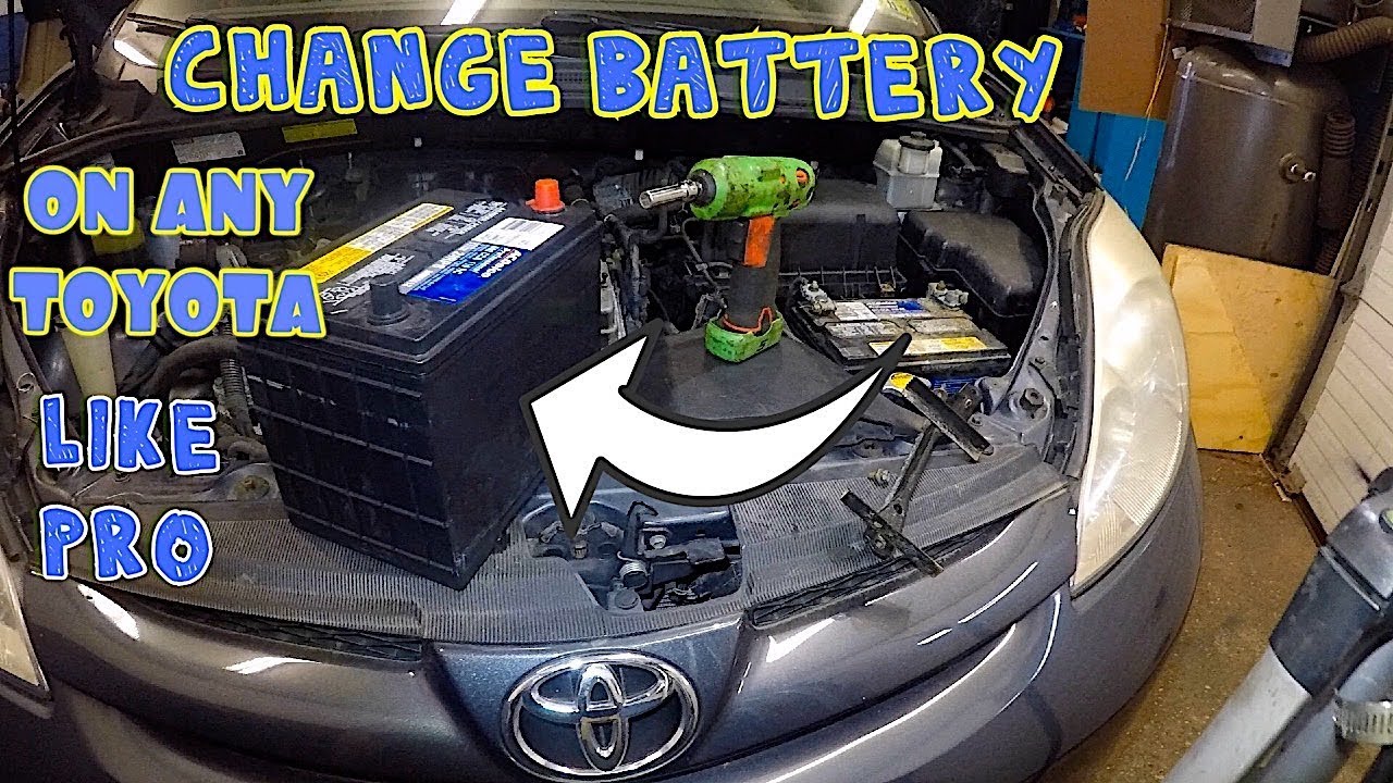 Installing Battery Like A PRO on any Toyota Vehicle - YouTube