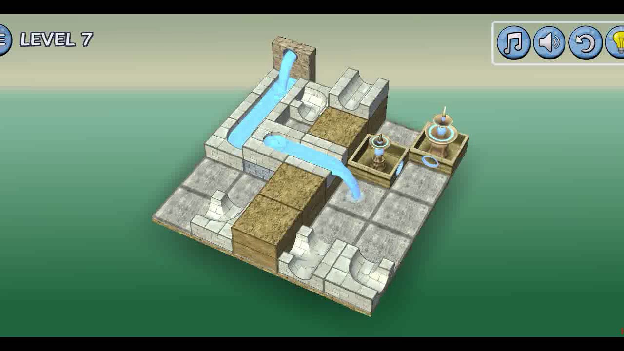 Flow water Hard level 7 - YouTube