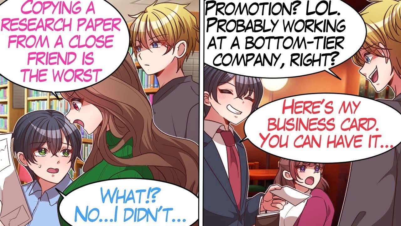 【Comic Dub】Betrayed and Dropped Out, Met Old Classmates at Promotion ...