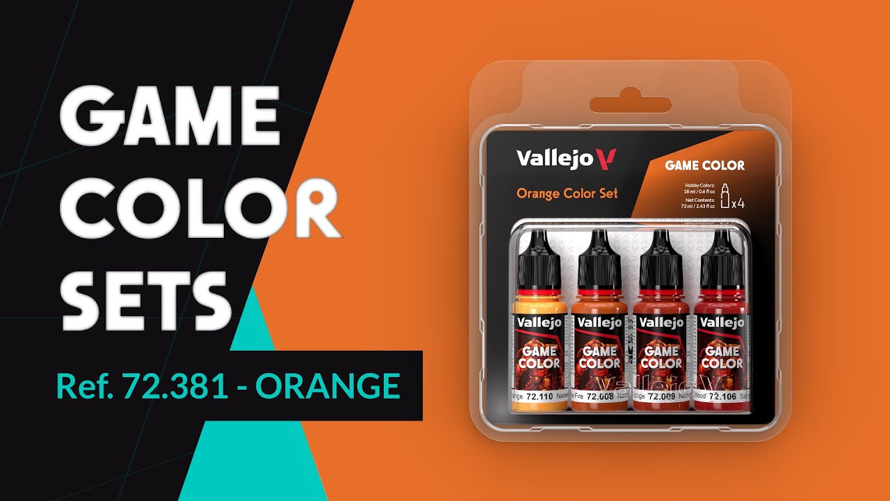 Ref. 72.381 ORANGE COLOR SET - Game Color - YouTube
