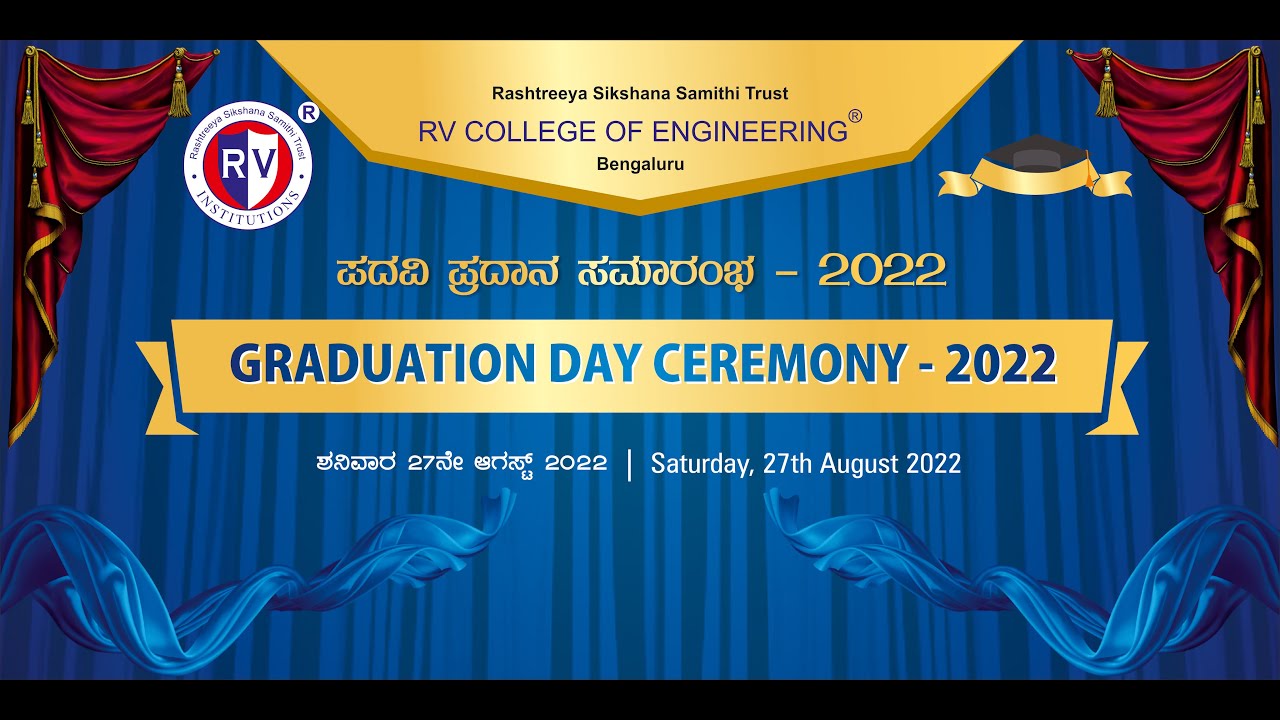 Devam Hall | Graduation Day Ceremony 2022 | RV College of Engineering ...