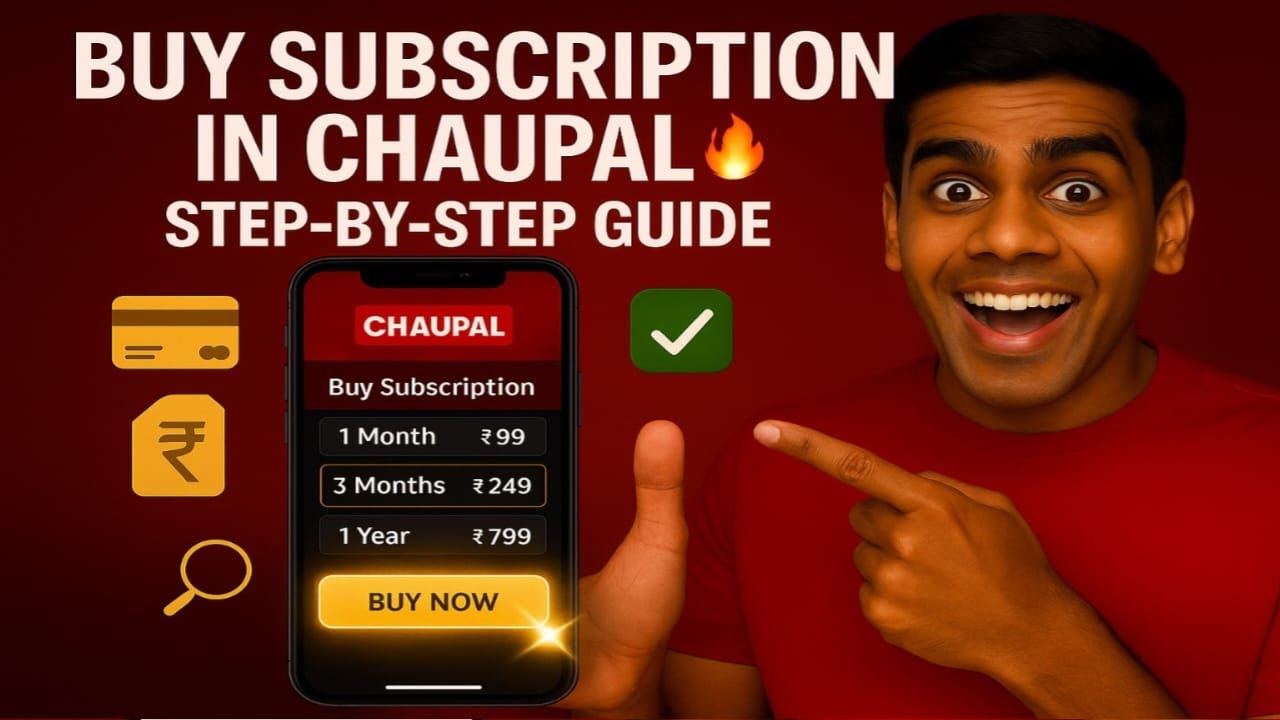 How to Buy Subscription in Chaupal - Movies & Web Series ...