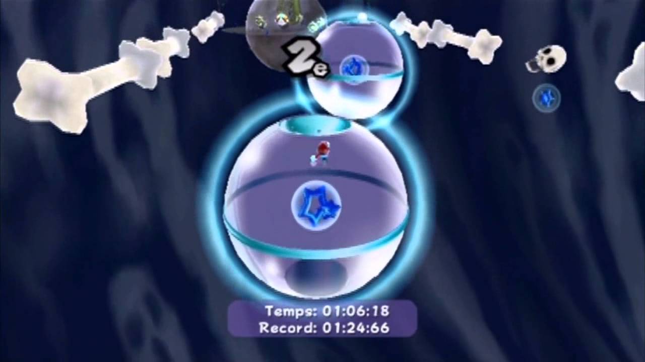 Super Mario Galaxy - Galaxie fantôme - Étoile 2 : Course Boo, coupe de ...