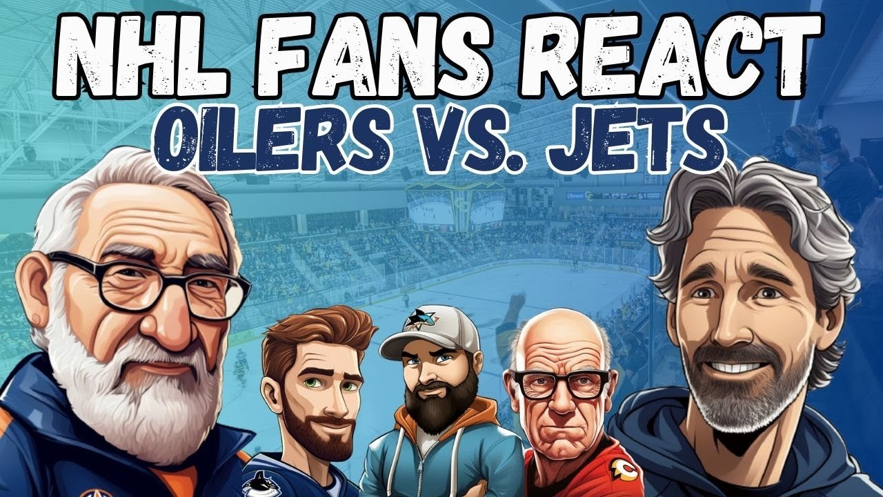 NHL Fans React to Oilers vs. Jets | October 21, 2023 - YouTube