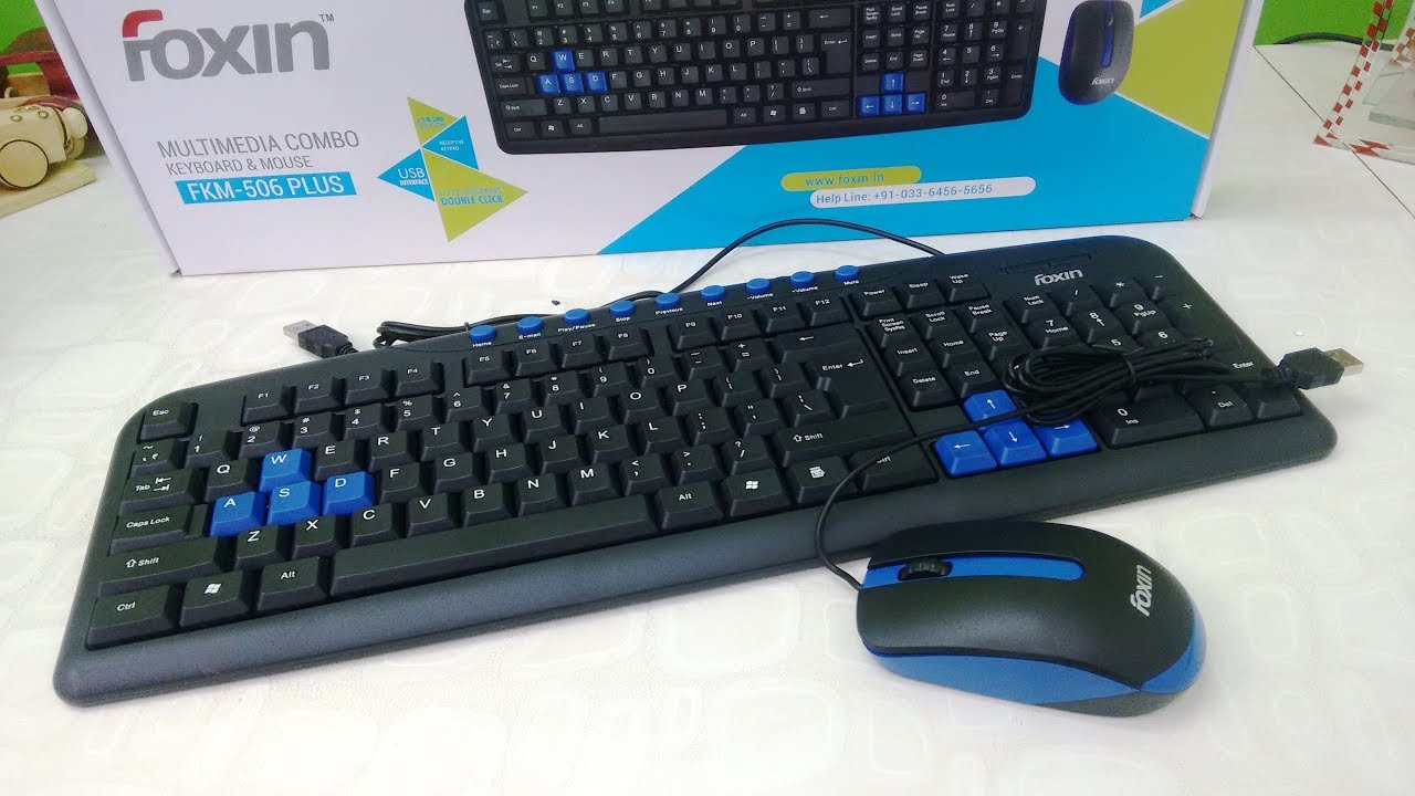 Budget Mouse & Keyboard (Foxin FKM) Unboxing & Testing - YouTube