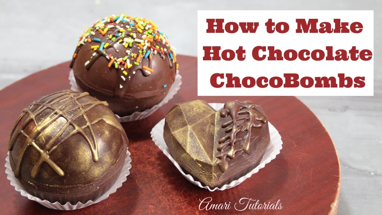 How to make Hot Chocolate ChocoBombs | ChocoBombsTutorial (cool gift ...