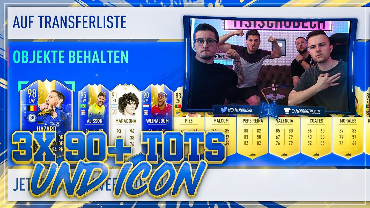 3x PREMIER LEAGUE TOTS + ICON im PACK 😱🔥FIFA 19: PL TOTS Lightning ...