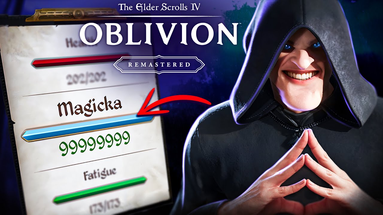 JUST...INFINITE Magicka MAGE Build in Elder Scrolls OBLIVION REMASTERED - YouTube