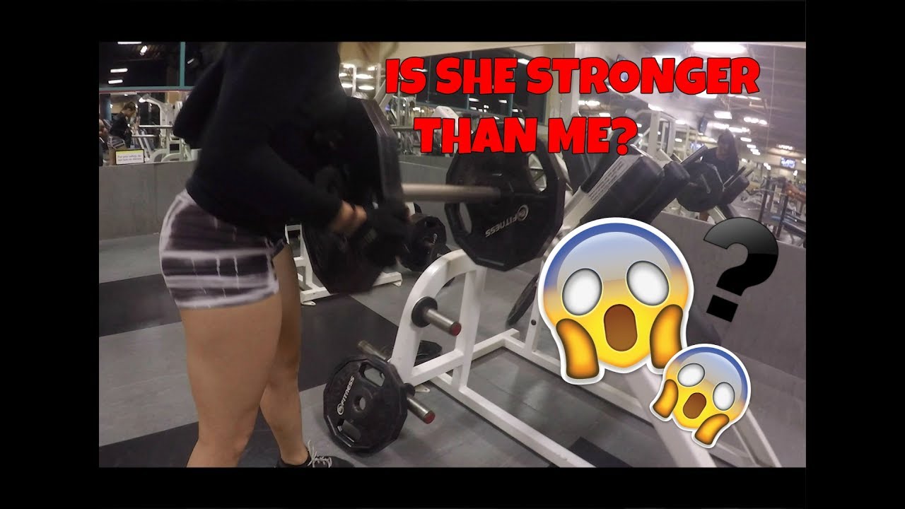 IS SHE STRONGER THAN ME?? - YouTube
