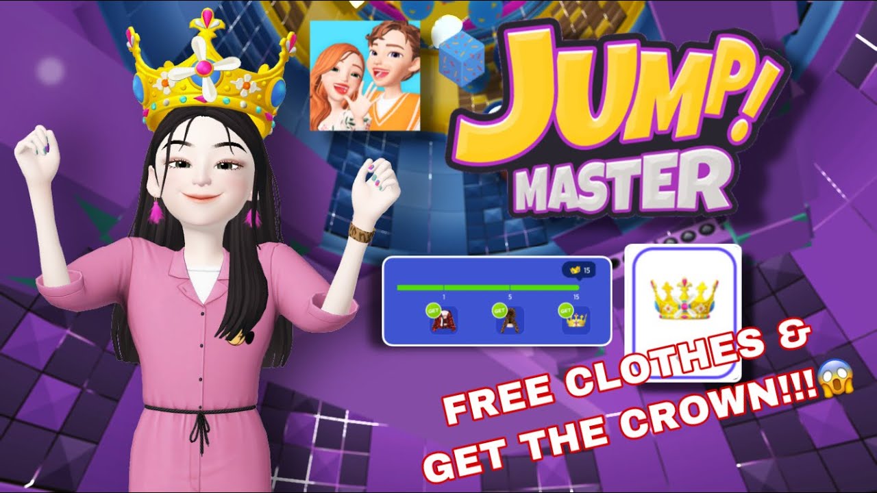 JUMP MASTER challenge without falling, it's hard??? FREE ITEMS ...