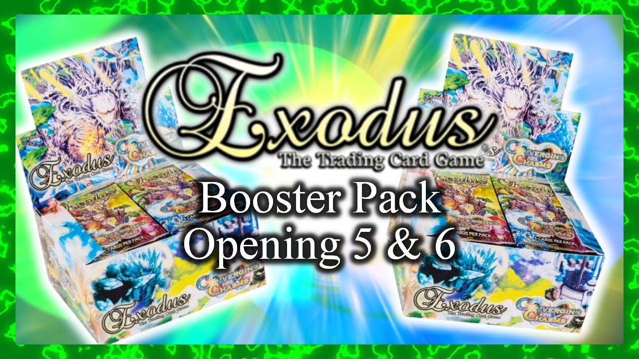 Exodus TCG - Booster Packs Opening #5 & 6: A Xandrew Video - YouTube