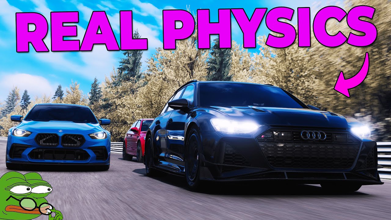 I Tried No Hesi's REALISTIC PHYSICS Cars On Nordschleife! - Pimax ...