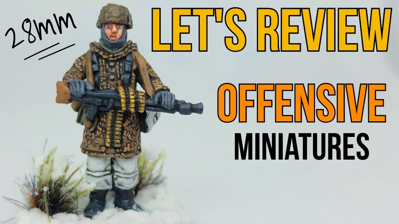 Offensive Miniatures Review | 28mm WW2 Miniatures - YouTube