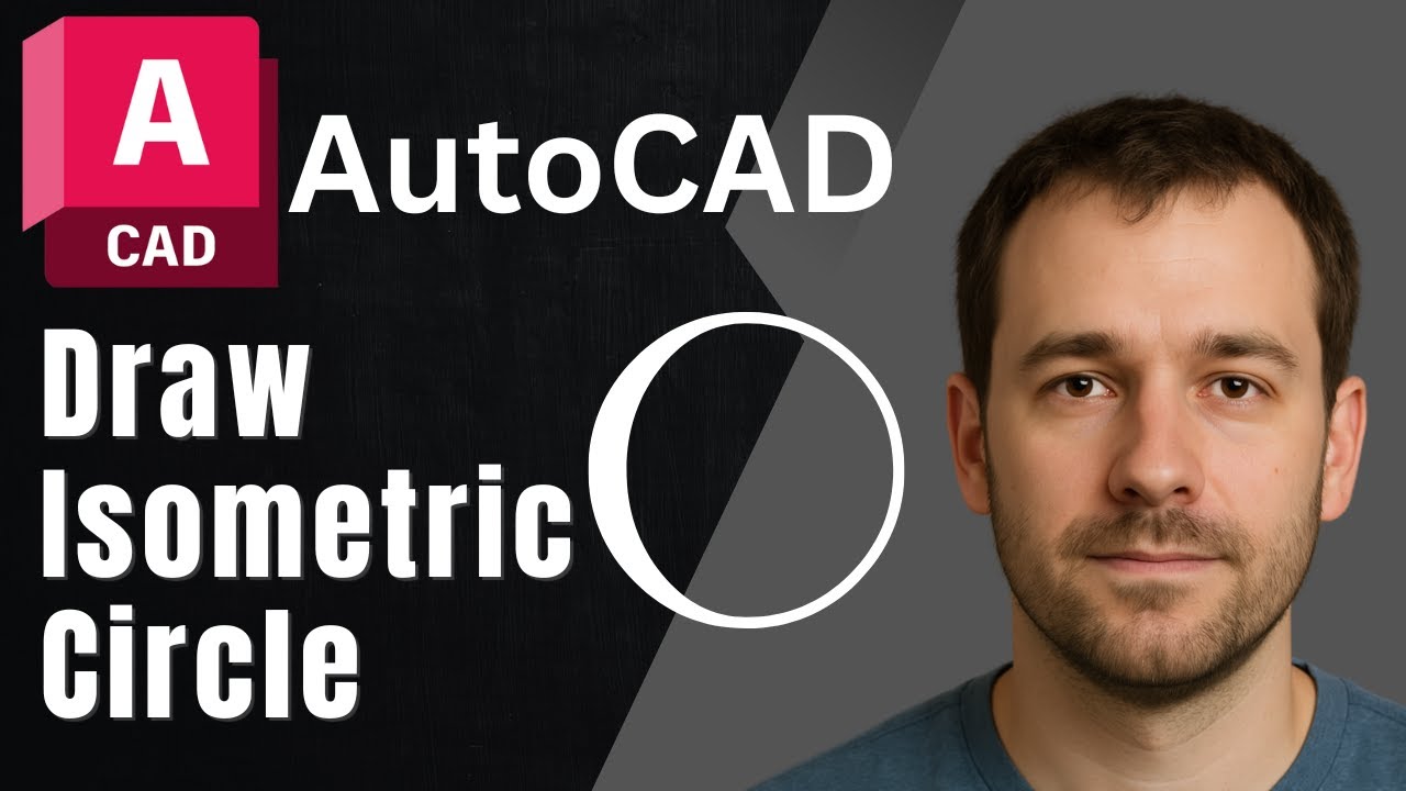 AutoCAD: How to Draw an Isometric Circle (Elliptical Arc with Isoplane ...