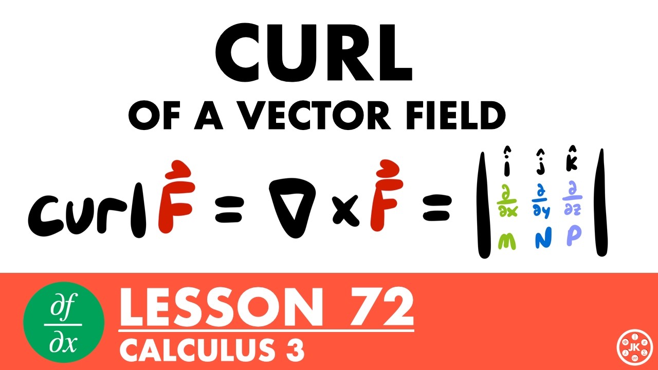 Curl of a Vector Field | Calculus 3 Lesson 72 - JK Math - YouTube