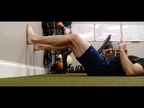 Supine calf raise progression - YouTube