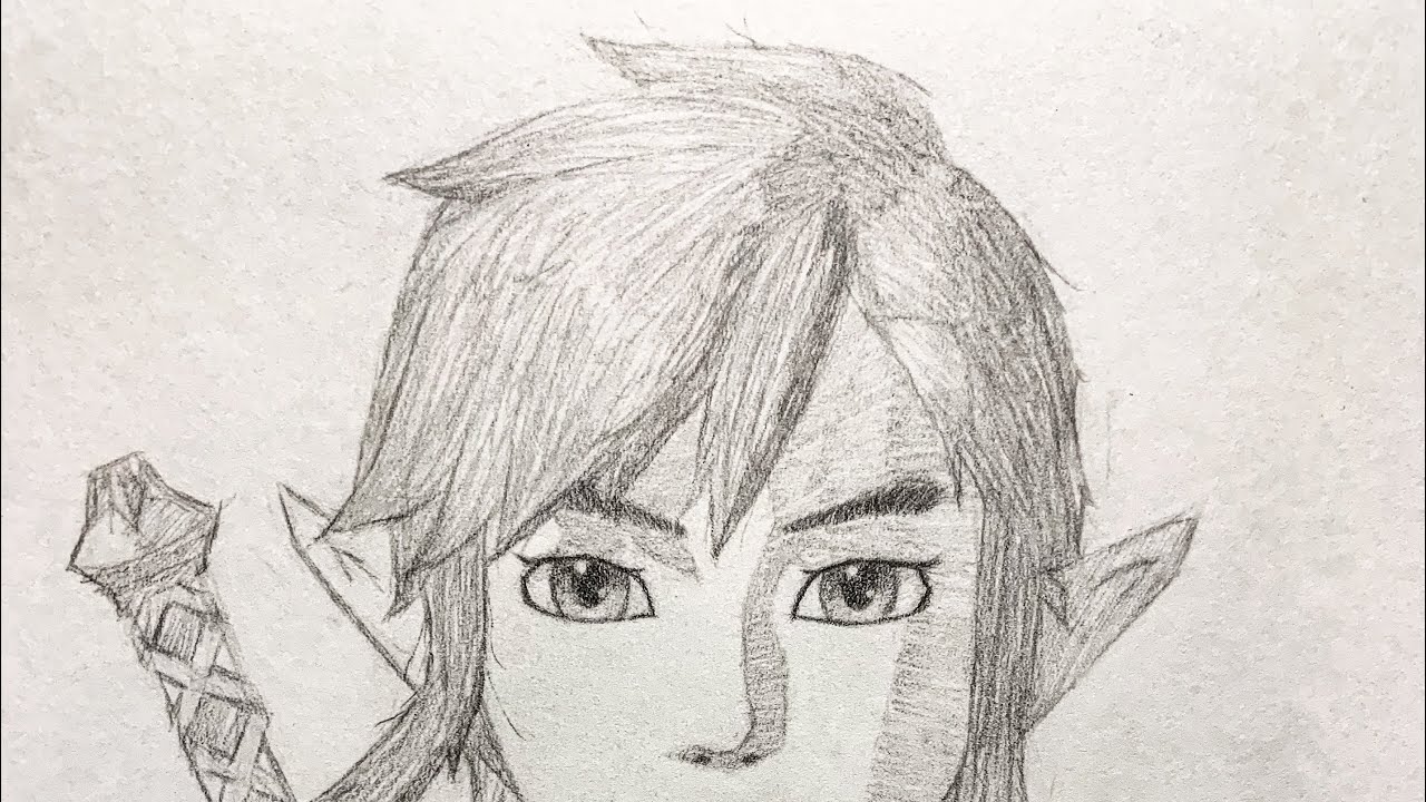 Drawing Link | The Legend Of Zelda Breath Of The Wild - YouTube
