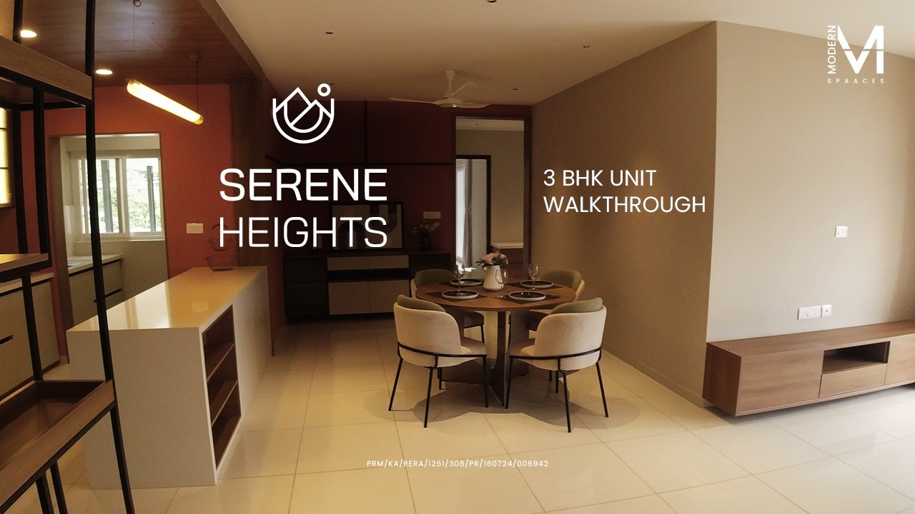 Serene Heights by Modern Spaaces| Model Apartment Tour | Sarjapur Rd ...