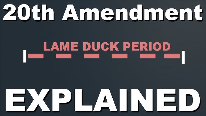20th Amendment Examples
