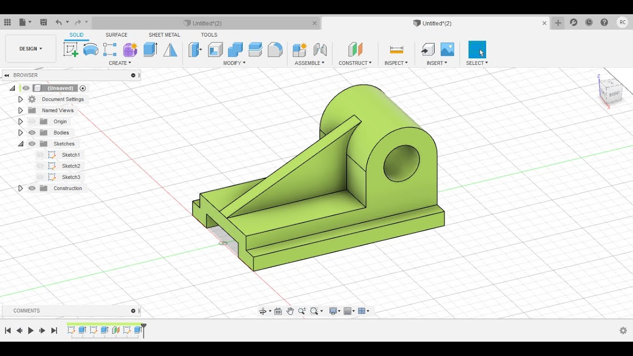 2 D ISOMETRIC DRAWING IN FUSION 360 || EPISODE 2 || MR.FUSION 360 ...