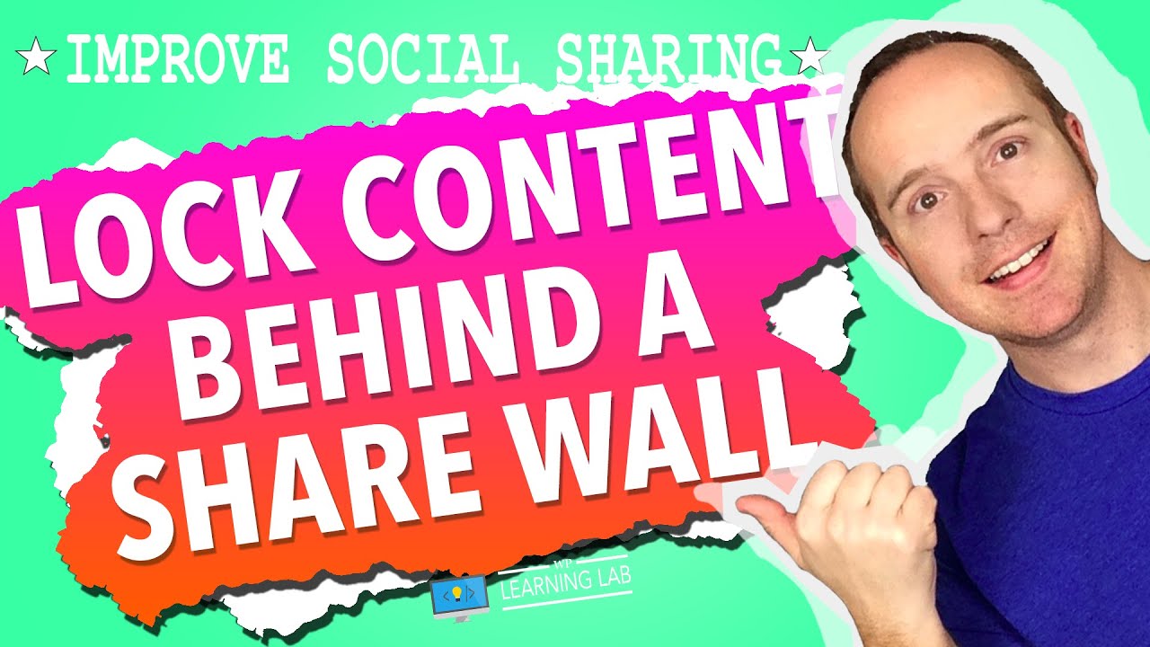 How To Lock Content In Wordpress (Social Locker Version) - YouTube
