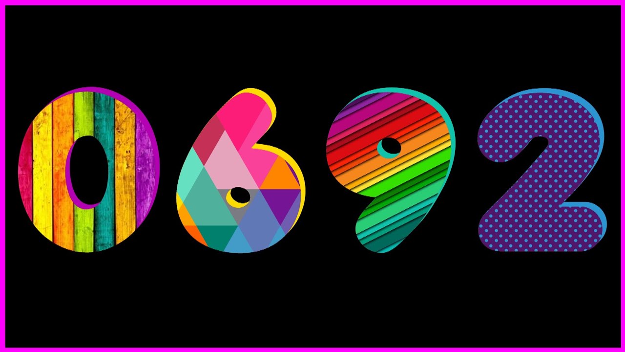 Numbers 1 to 1000 | 1-1000 colorful 3D song [340] - YouTube