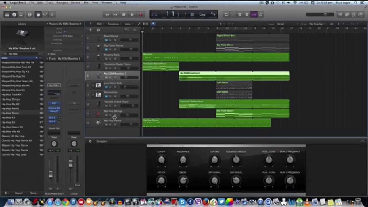 Logic Pro Studio Session #1 {Producing Hip Hop} - YouTube