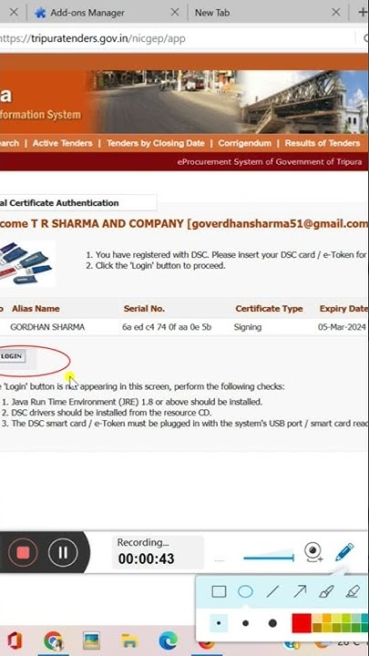 Fixed:- login button not appearing in e-procurement website | e-Tender | e-procurement java ...