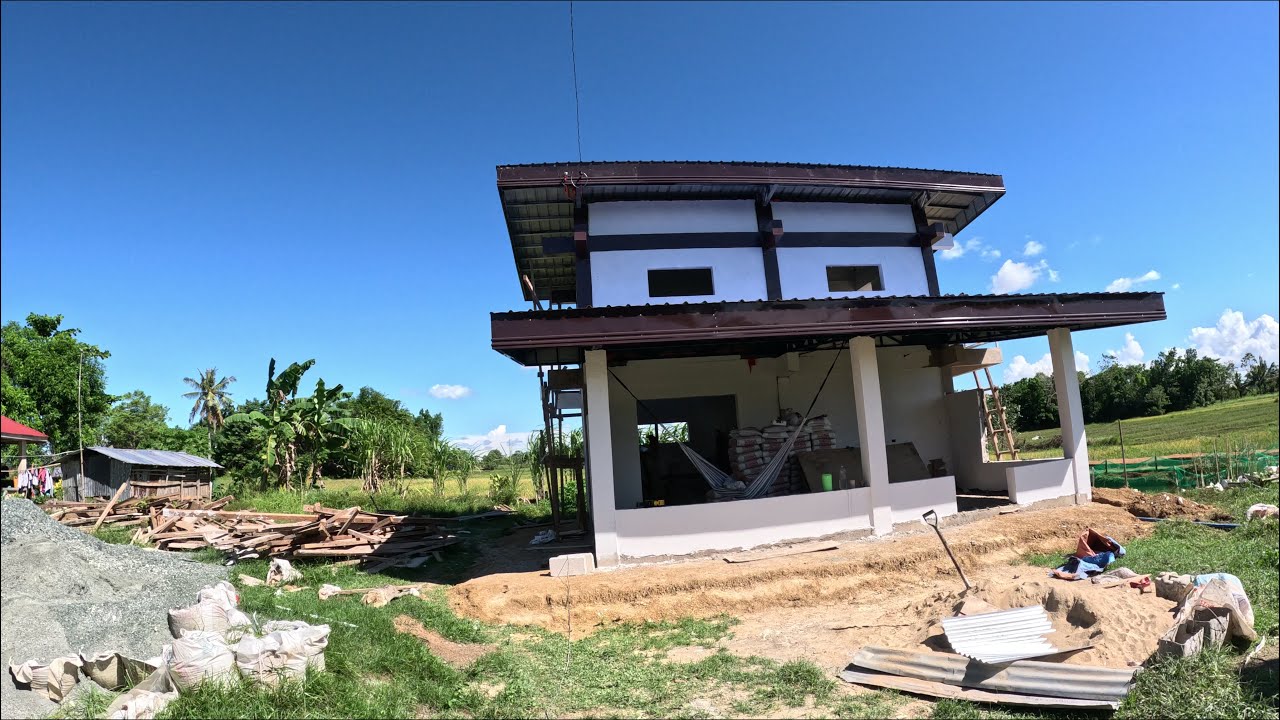 BUILDING PARADISE #10 LIVING ROOM and PATIO FLOORS (Days 49-54) - YouTube