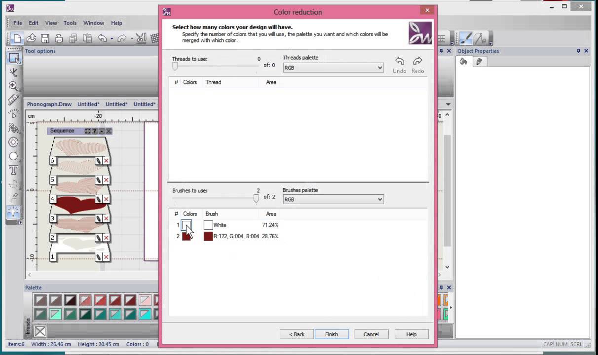 How to use the Auto Trace Bitmap Artwork in Artistic Software Version 7 ...