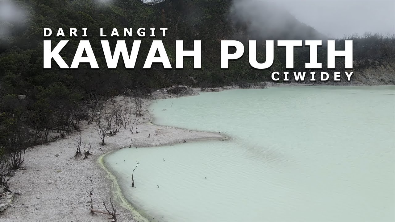 [Drone] Dari langit: Drone Kawah Putih Bandung Ciwidey 4K - YouTube