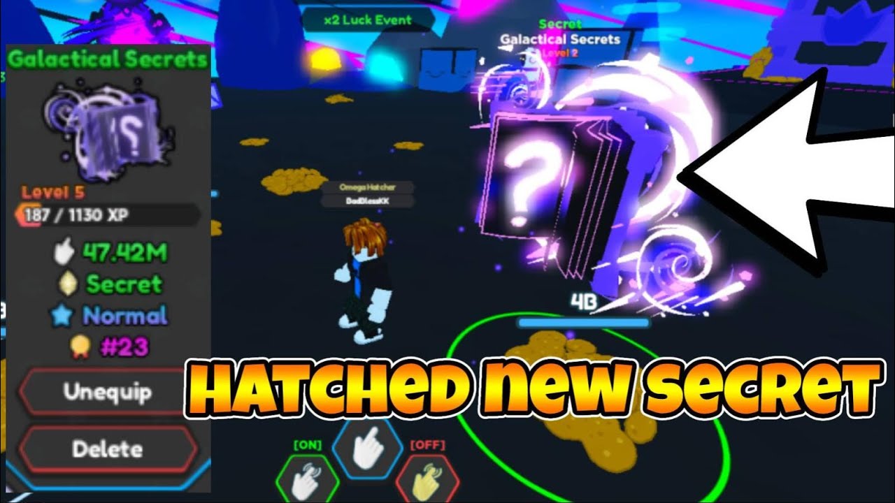THE UPDATE IN TAPPING LEGENDS X IS OUT! I HATCHED THE SECRET! - YouTube