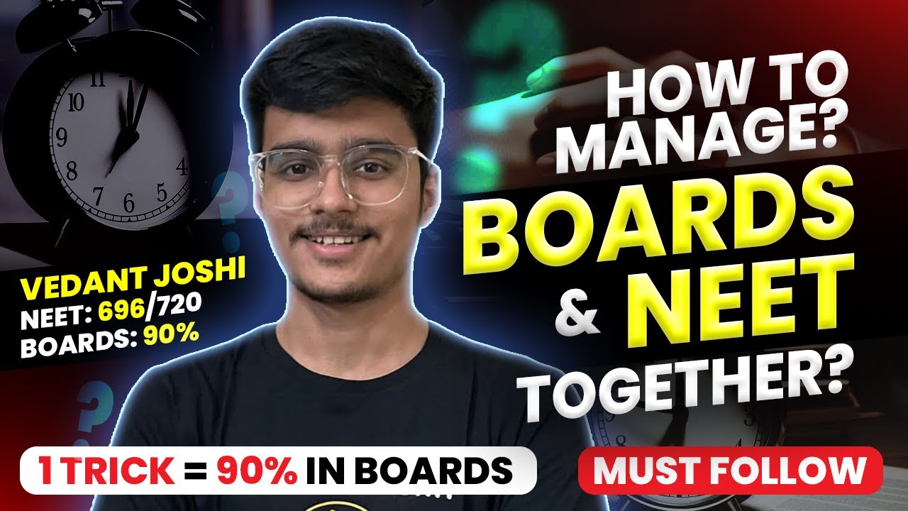 How Manage Boards and NEET Together ? 😰 690+ In NEET and 90+ Boards 🤩 # ...