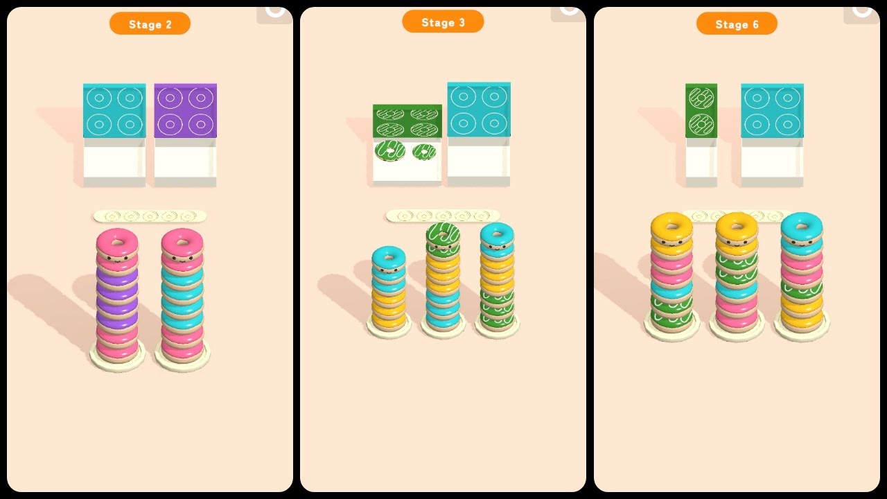 Pack'n'Donuts Game Android Gameplay - YouTube