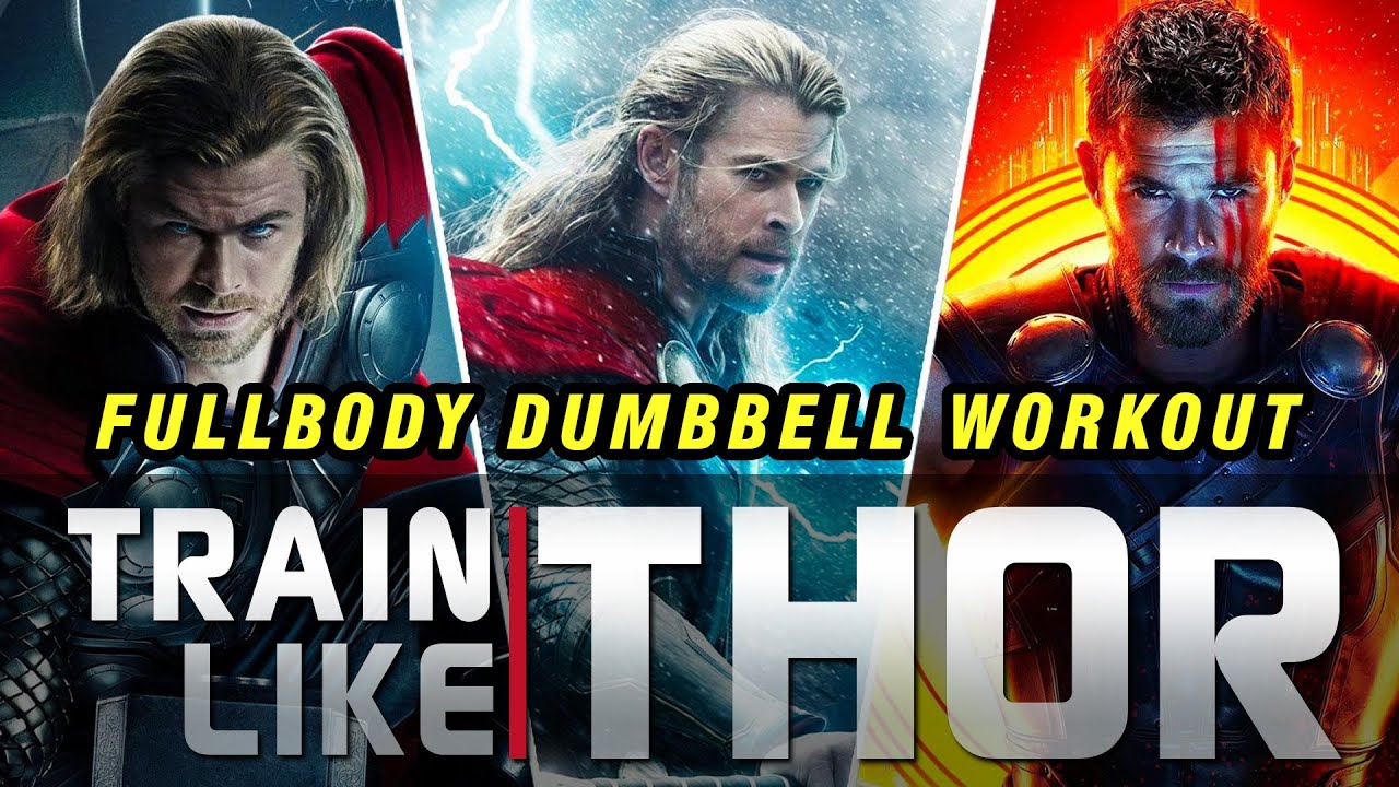Train Like Thor "Dumbbell Fullbody Workout" (Chris Hemsworth) | ⭐️ 100% ...