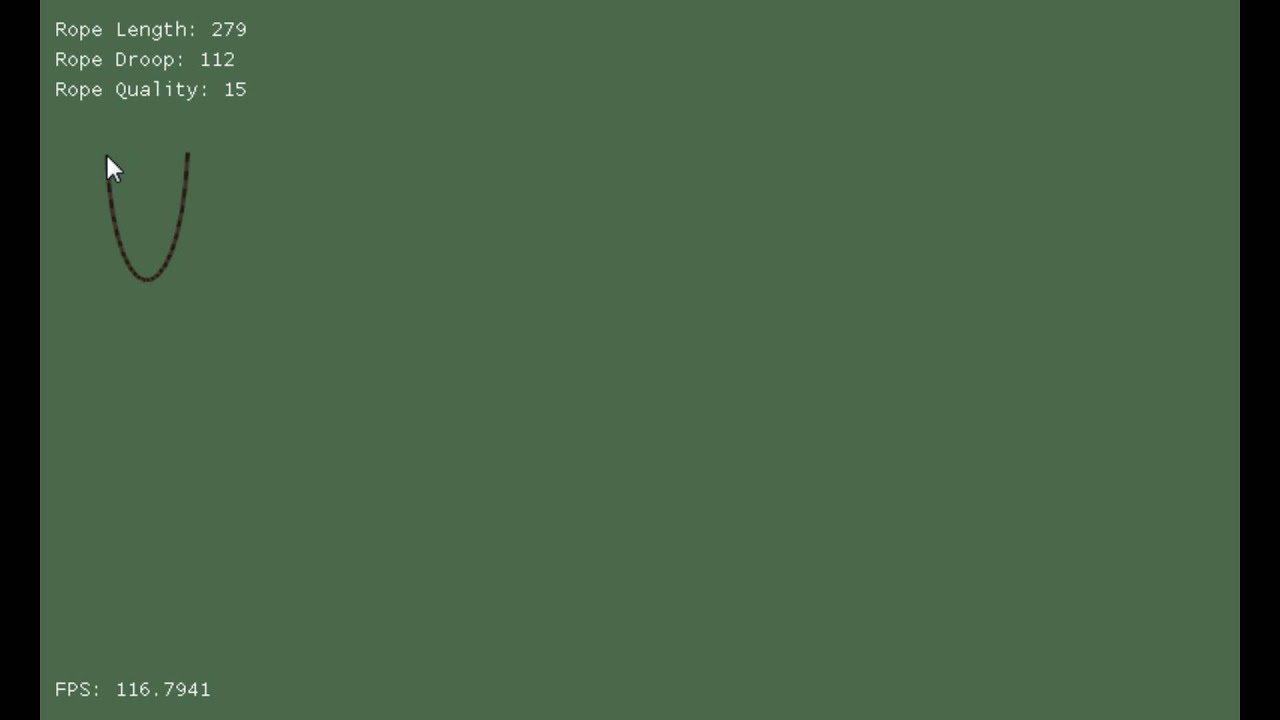 2D Rope demo - YouTube