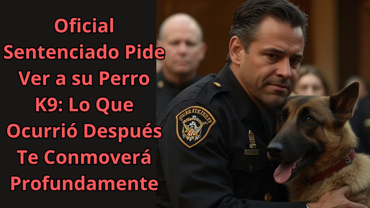 Oficial Sentenciado Pide Ver a su Perro K9: Lo Que Ocurrió Después Te ...