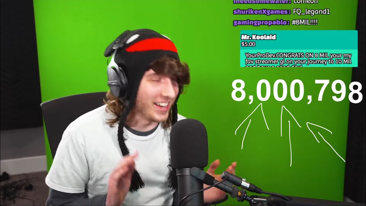 KREEKCRAFT OFFICIALY HITS 8M SUBSCRIBERS!!! - YouTube