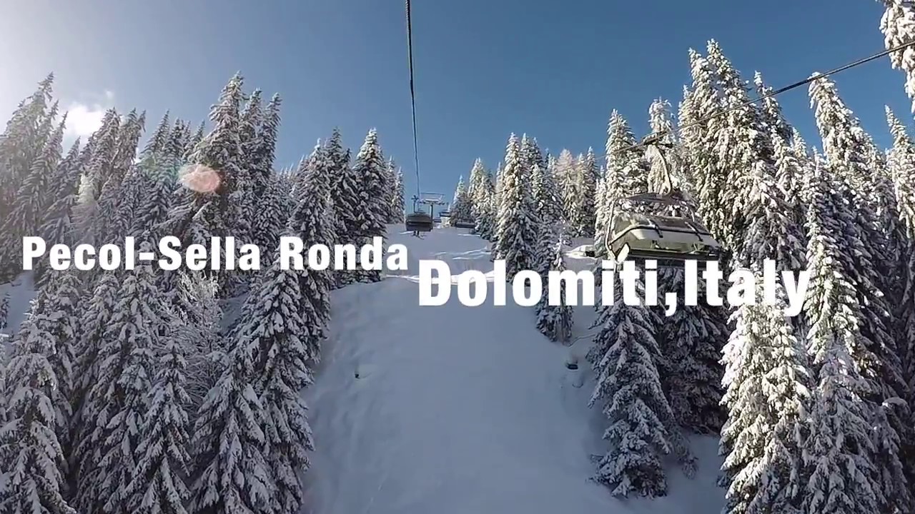 Pecol-Sella Ronda // Dolomiti,Italy-skiing - YouTube
