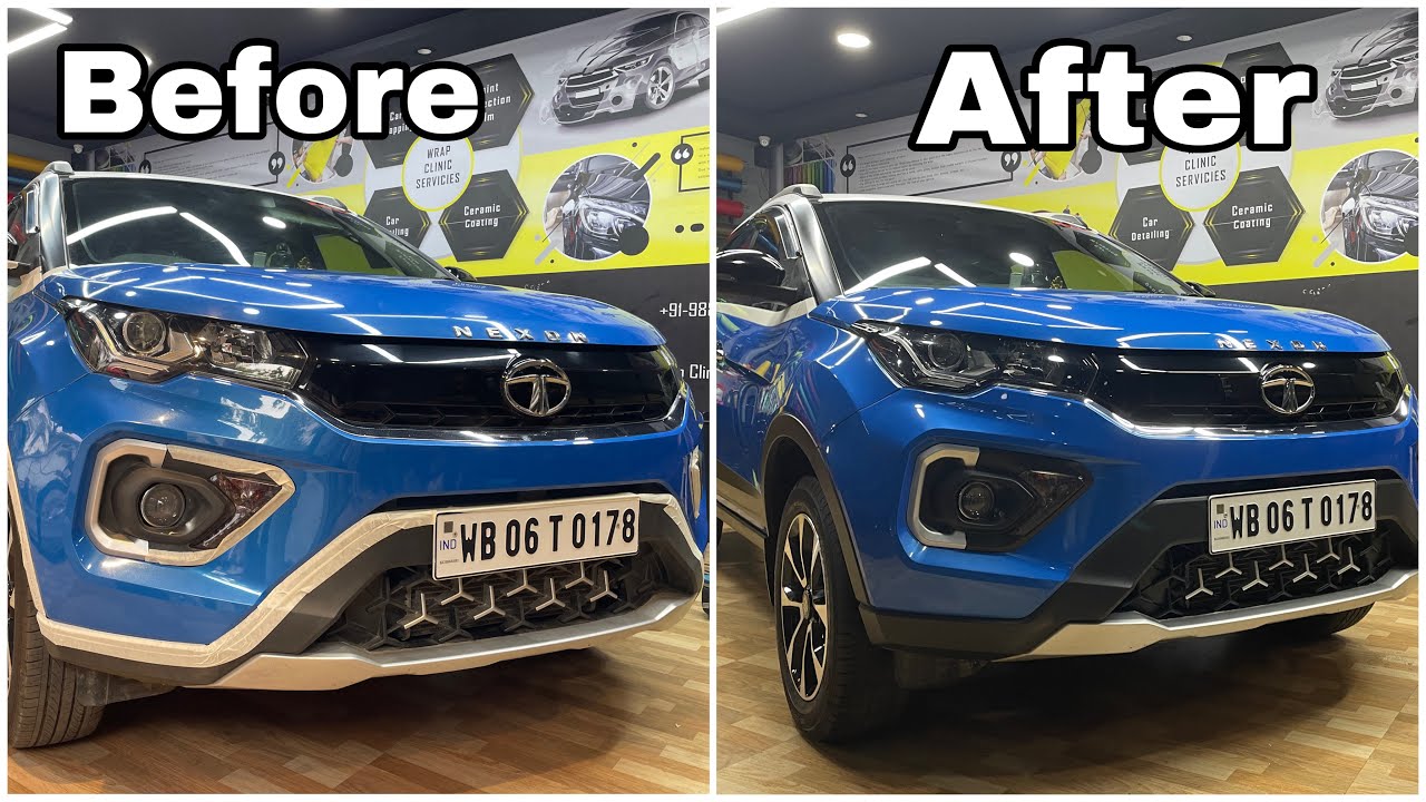 Tata Nexon Bs6 Got Ceramic Coating || 8th Stage Modification || Wrap ...