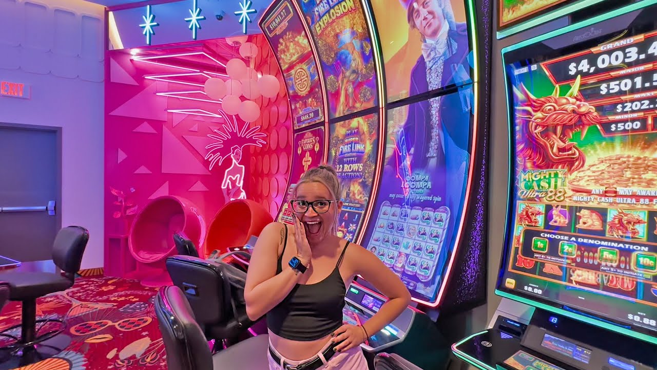 This Willy Wonka Slot Machine EXPLODED! (Las Vegas Slot BONUSES GALORE ...