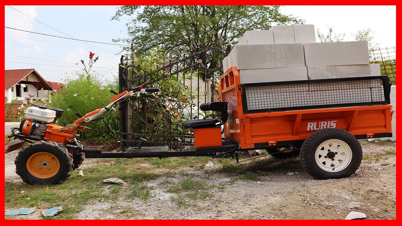 Am cărat 1079 Kg cu Motocultorul/Motosapa RURIS 731K Acc și 954 Kg cu ...