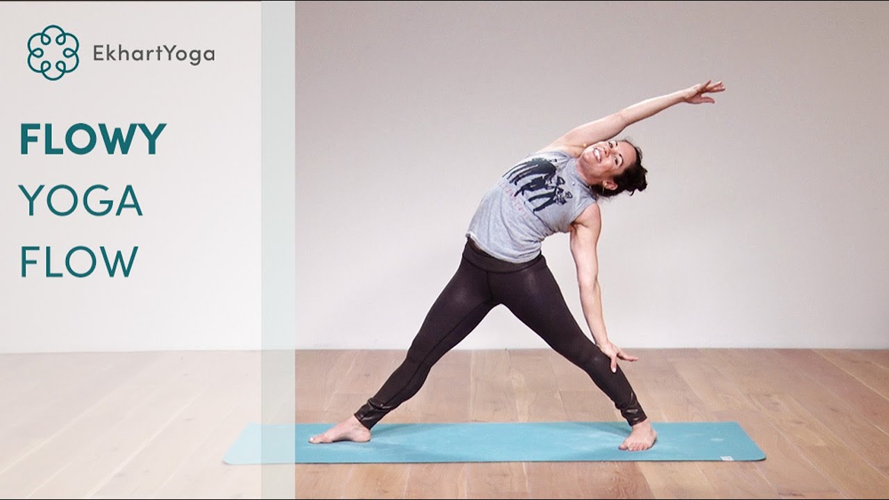 Flowy Flow! - 10 minute energising yoga flow with Anna Sugarman - YouTube