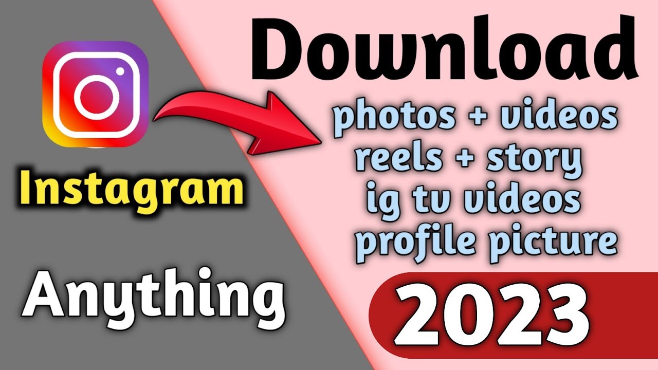 how to download any instagram post | download instagram videos ...