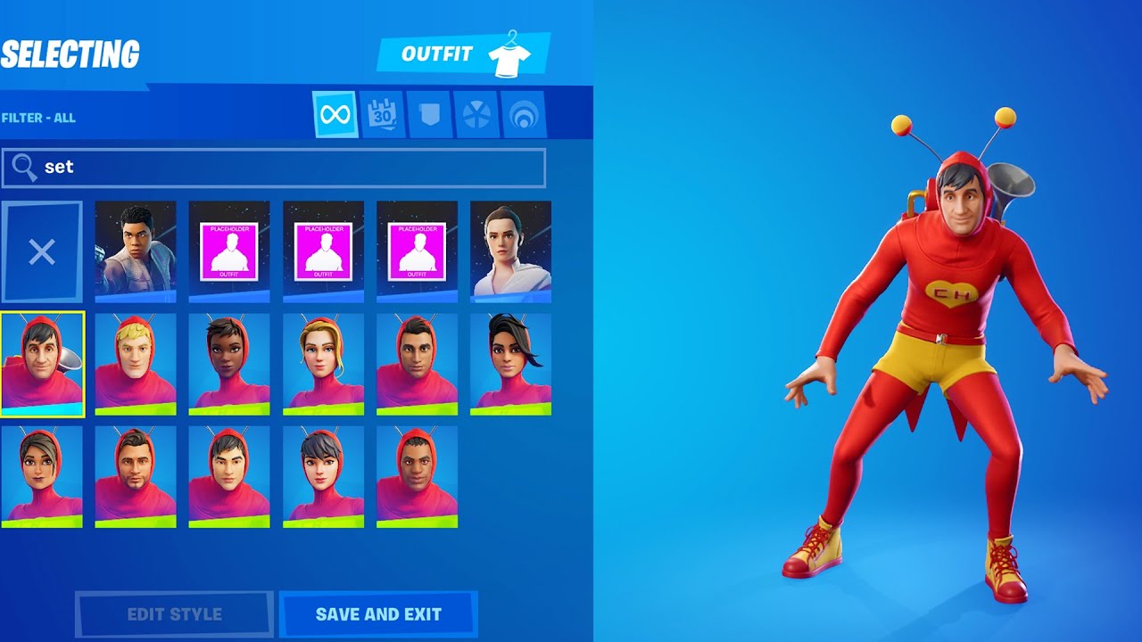 El Chapulin Colorada Set Showcase | fortnite battle royale - YouTube