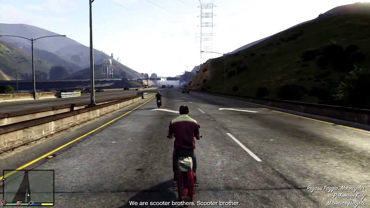 GTAV - SCOOTER BROTHERS!!! - YouTube