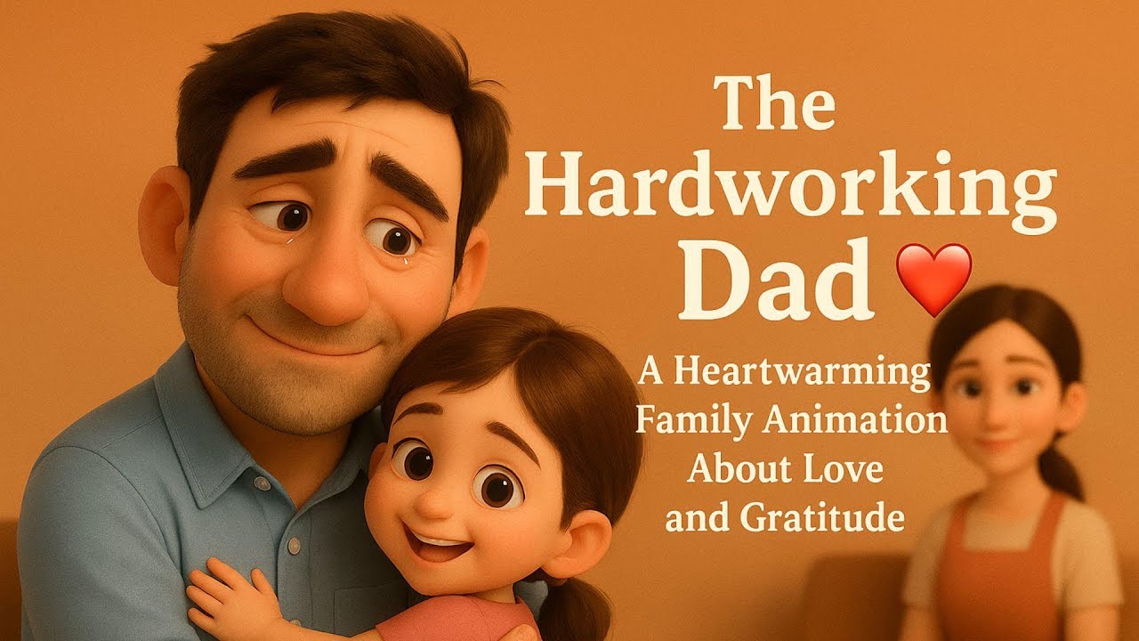 Hardworking Dad ️ Heartwarming Family Story | Kids Bedtime Animation ...