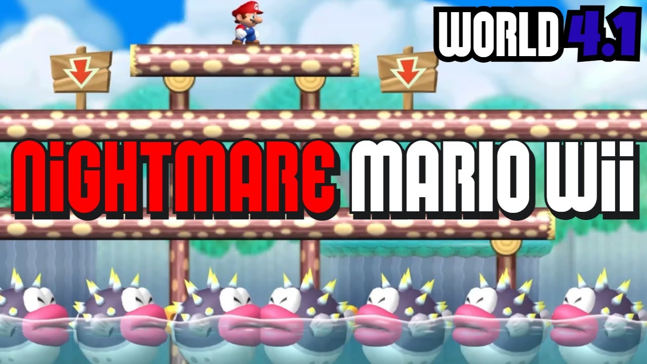 Nightmare Mario Wii is making me LOSE IT! - YouTube