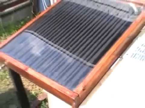 Yet another Redneck Solar Water Heater - YouTube