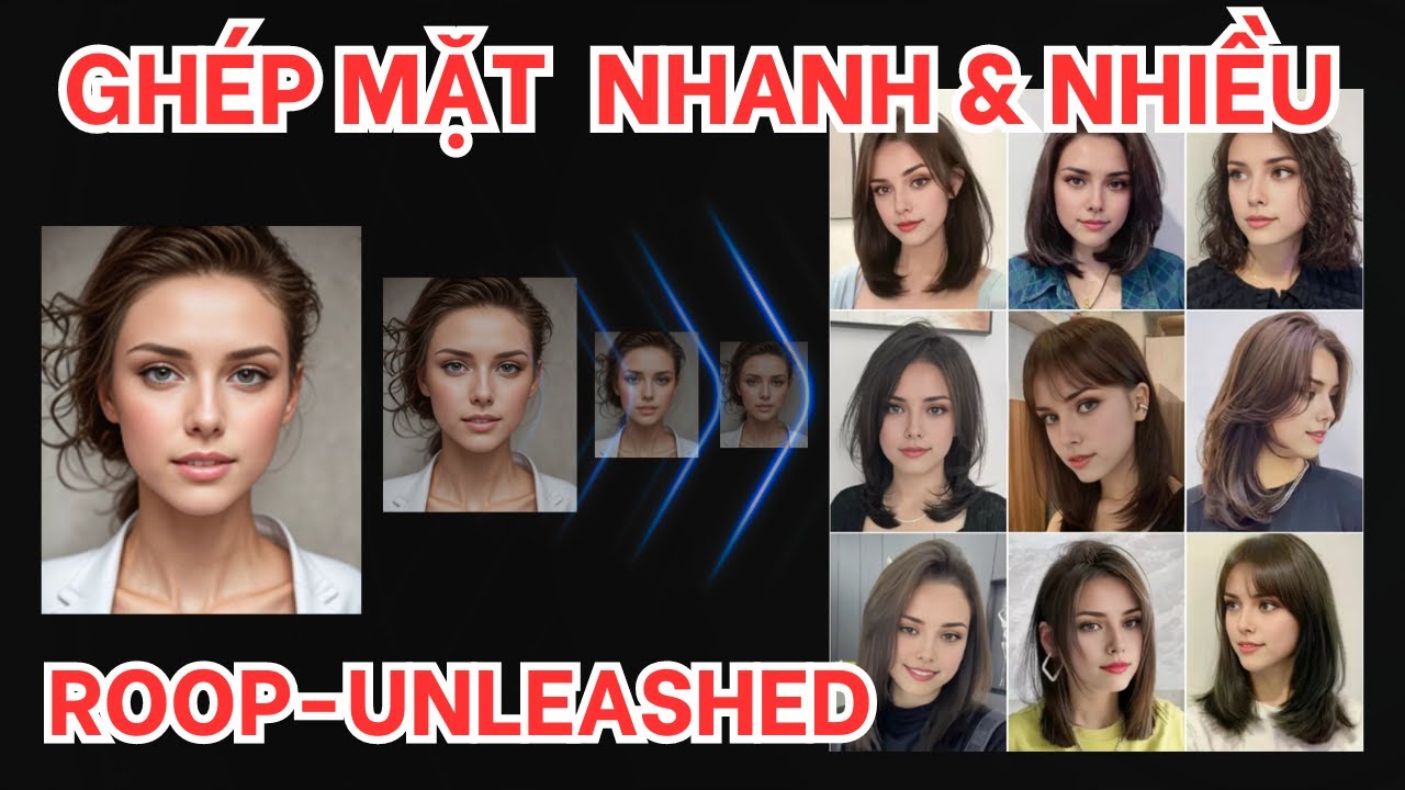 Ghép mặt vào ảnh và video cực nhanh bằng AI với Roop unleashed - YouTube
